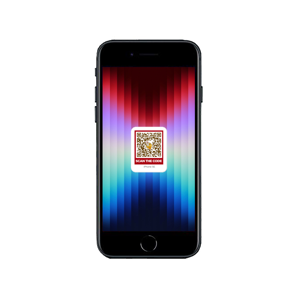 iPhone SE CleverDummy QR Sticker - CleverDummy