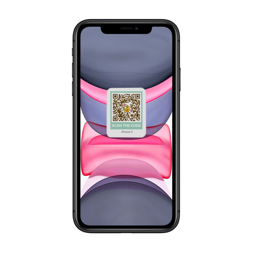 iPhone 11 CleverDummy QR Sticker - CleverDummy